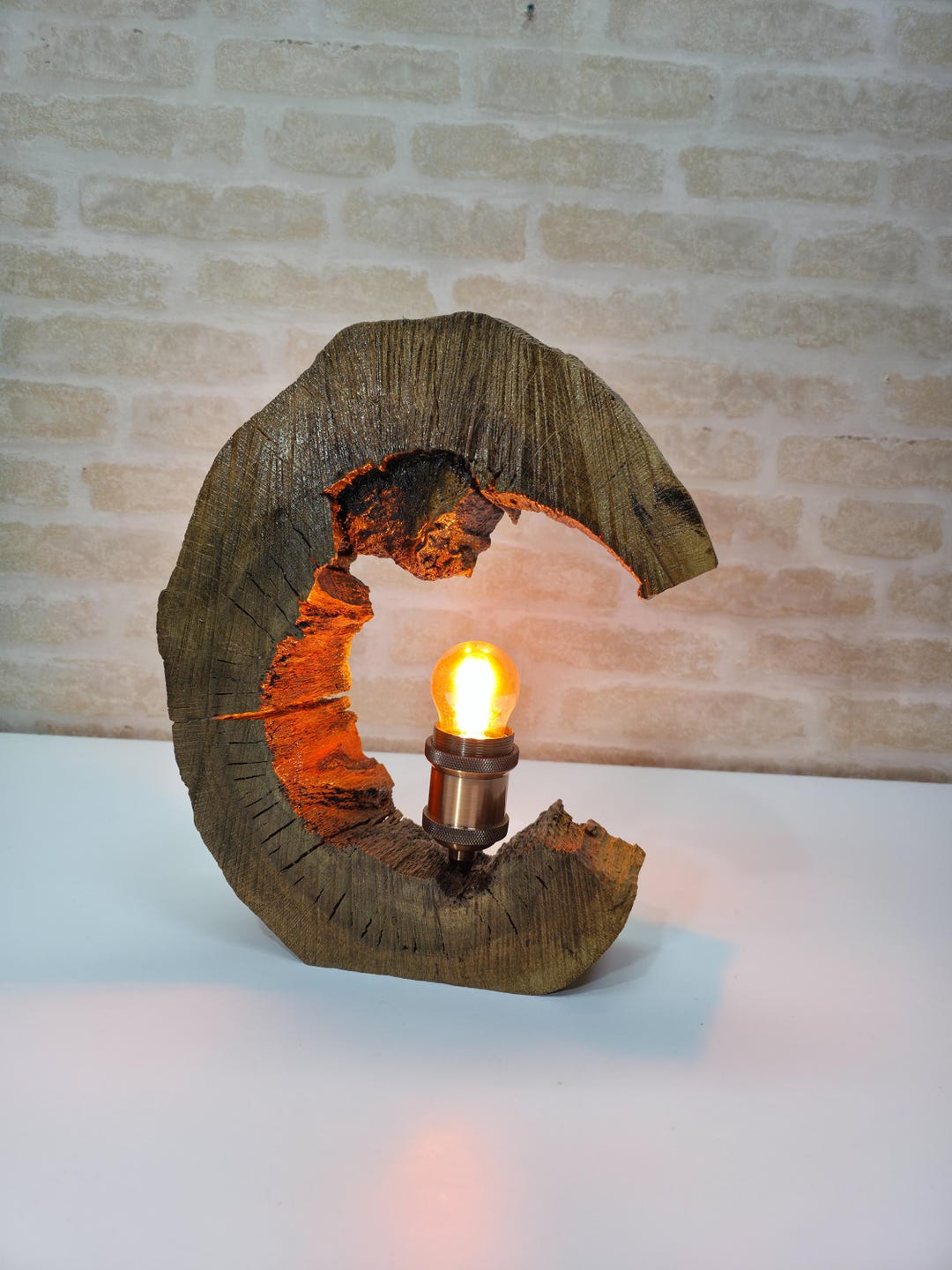 Organic Oak Masterpiece | Hand-carved Wood Art Piece | Unique Ambient ...