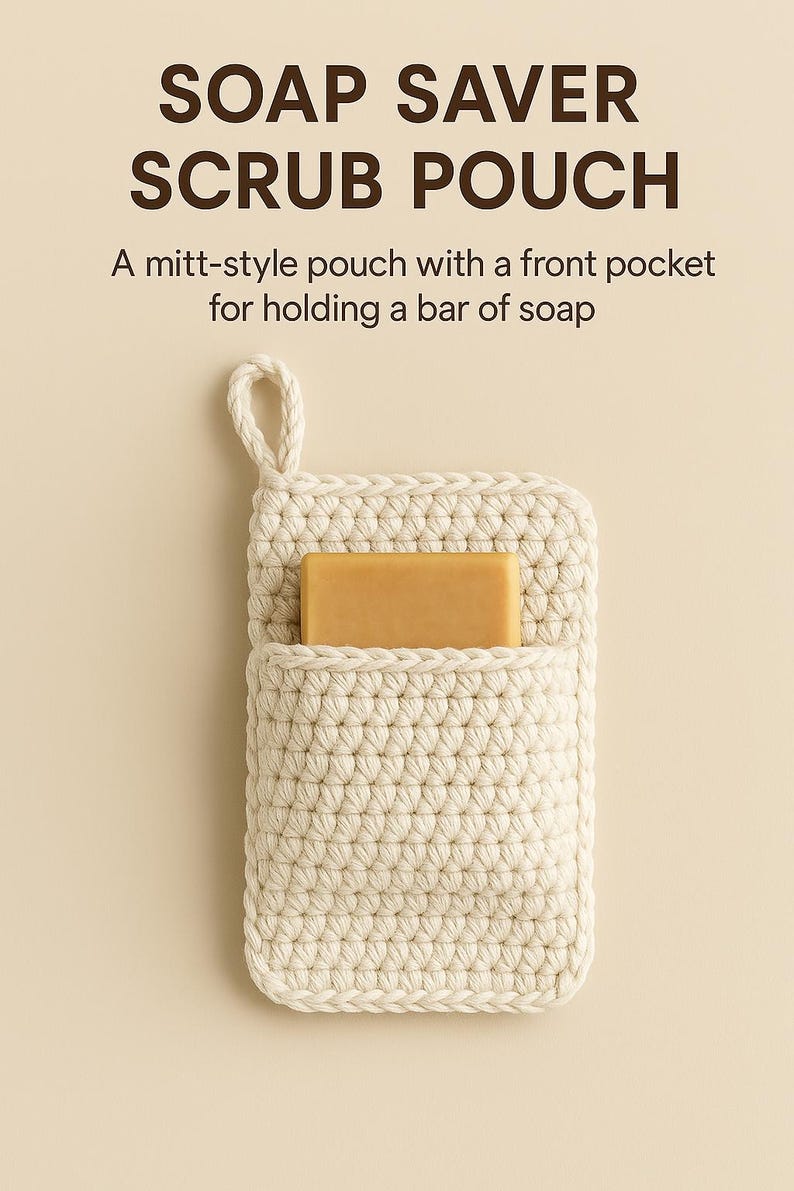 Crochet Mini Spa Set Pattern – 3 Easy Self-care Projects | Face ...