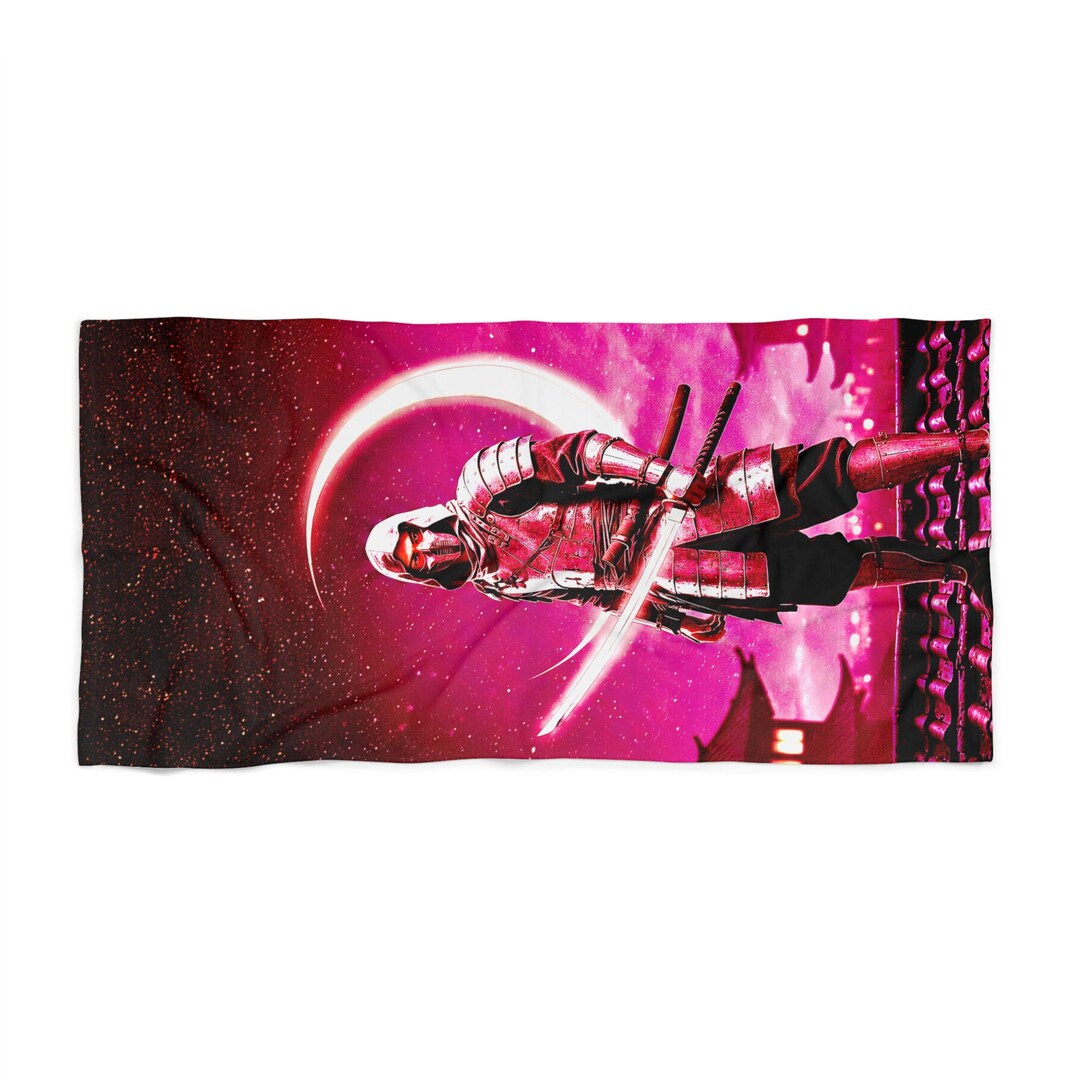 Japanese Men's Sword Series No.1 Bath Towel - Samurai Gift, Asian ...