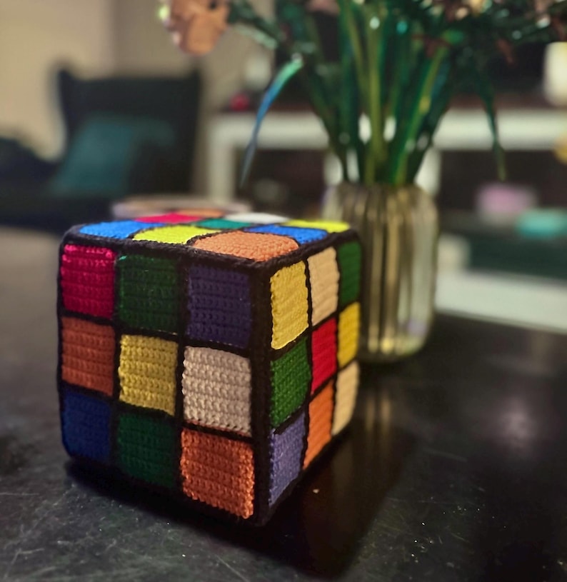 Crochet Pattern PDF – Rubik’s Cube Amigurumi – DIY Geek & Retro Toy ...