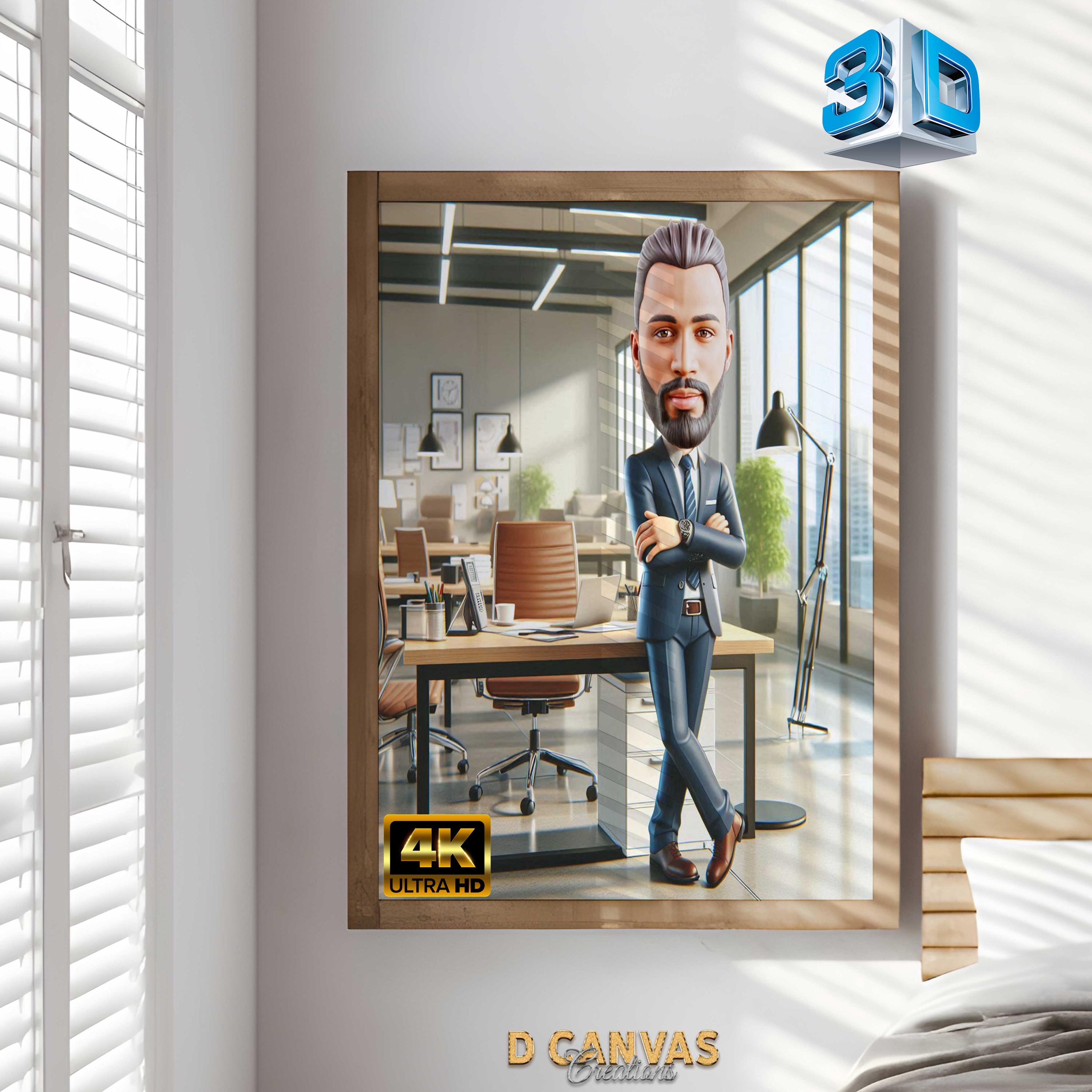 Custom Office Caricature – Office CEO Figurine, Personalized Gift for ...