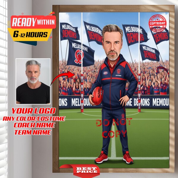 Afl Caricature - Etsy Australia