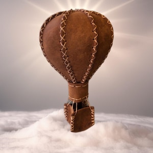 Handmade Leather Hot Air Balloon – Turkish Souvenir, Travel Gift ...