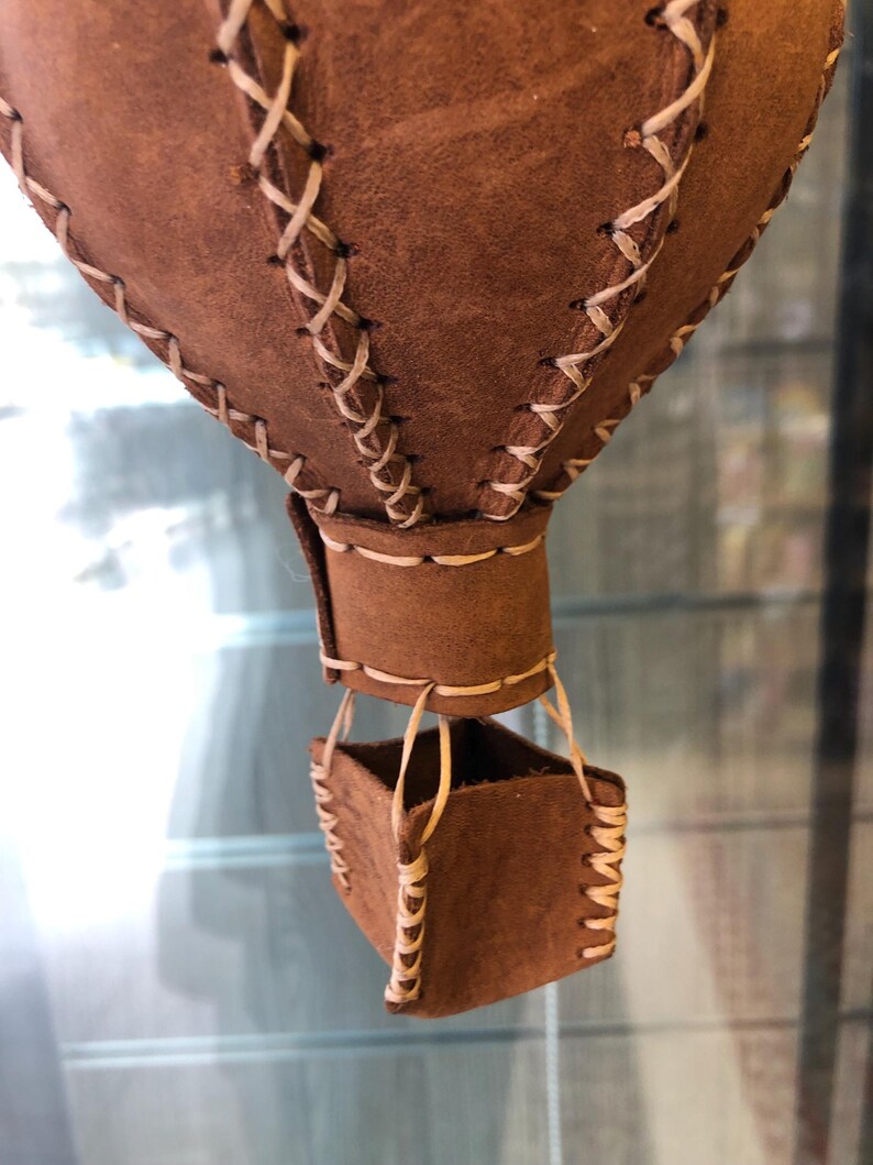 Handmade Leather Hot Air Balloon – Turkish Souvenir, Travel Gift ...
