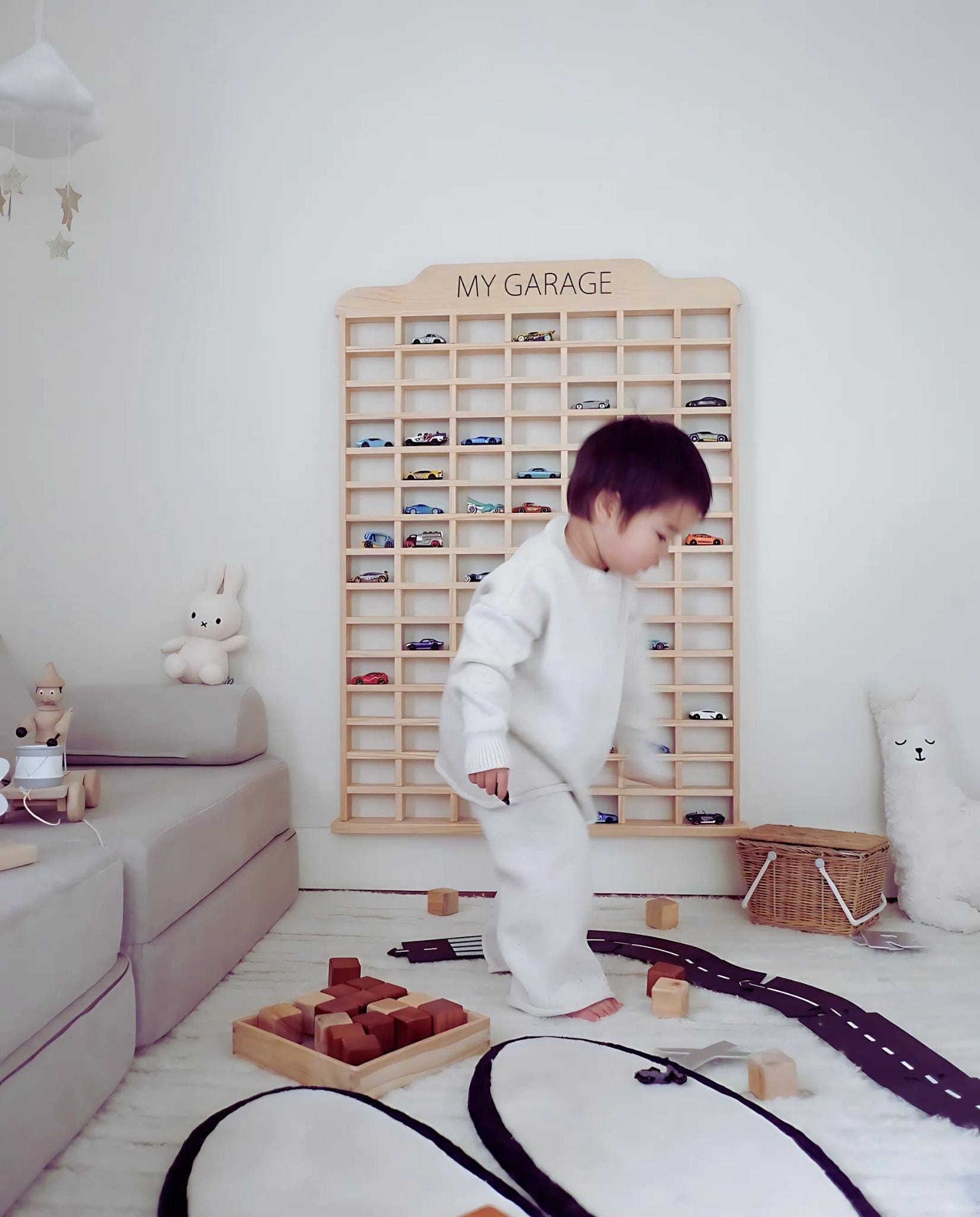 Wooden Toy Car Storage Shelf: 1/64 Scale Diecast Display - Etsy