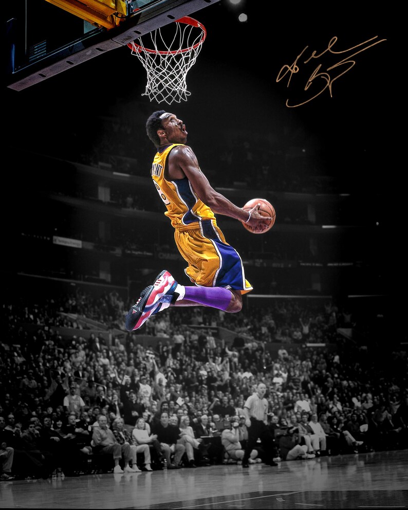 Kobe Bryant Custom Edit Spotlight Photo - Etsy