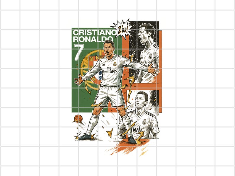 Ronaldo SVG | Ronaldo Png | Cristiano Ronaldo 7 Design | Cr7 Siuu PNG ...
