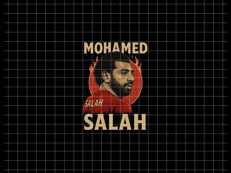 Mohamed Salah PNG Svg | Salah T-shirt Design | Liverpool FC Digital Art ...