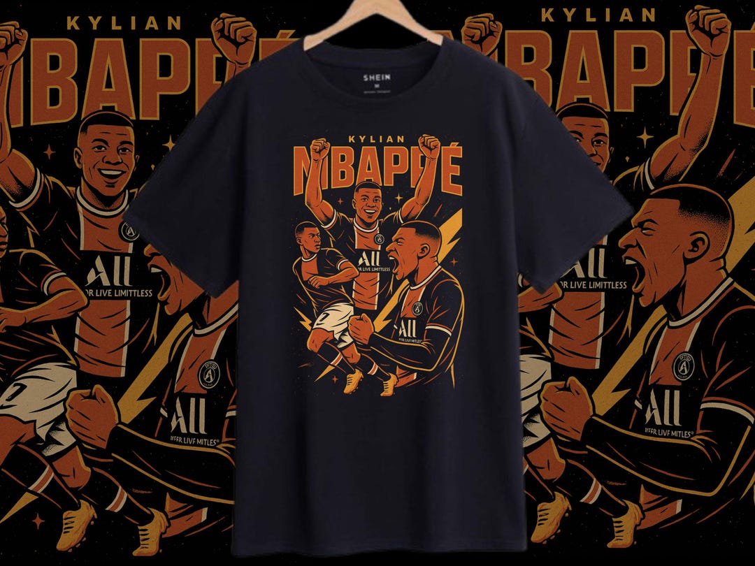 Mbappe SVG | Mbappe Png | Kylian Mbappe T-shirt Design | Mbappe Shirt ...