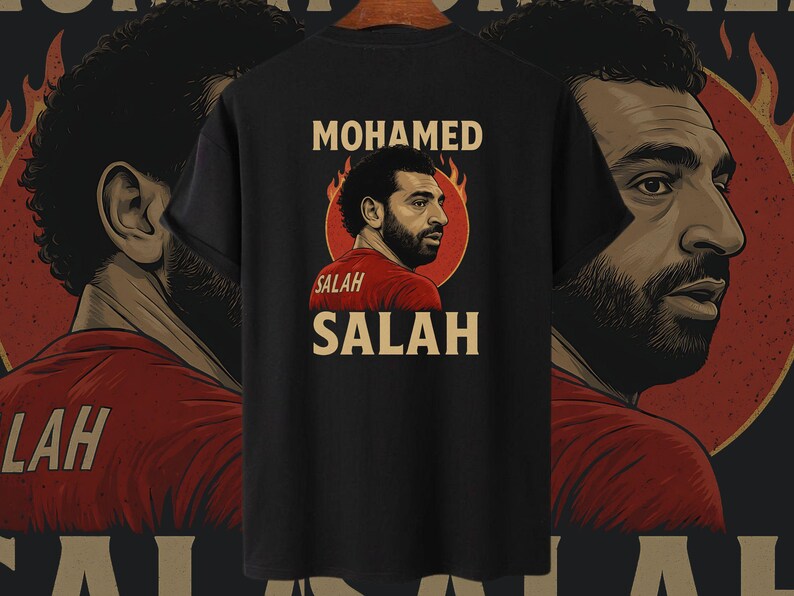 Mohamed Salah PNG Svg | Salah T-shirt Design | Liverpool FC Digital Art ...