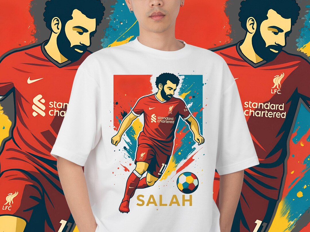 Mohamed Salah SVG: Liverpool FC Digital Art (PNG, Cricut Ready) - Etsy