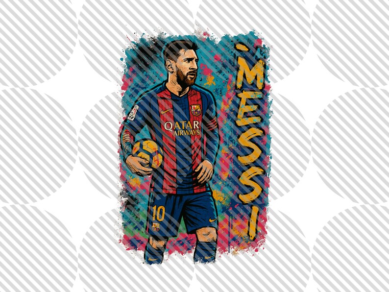 Messi SVG | Messi PNG File, Leo Messi World Cup Shirt Design, Messi ...