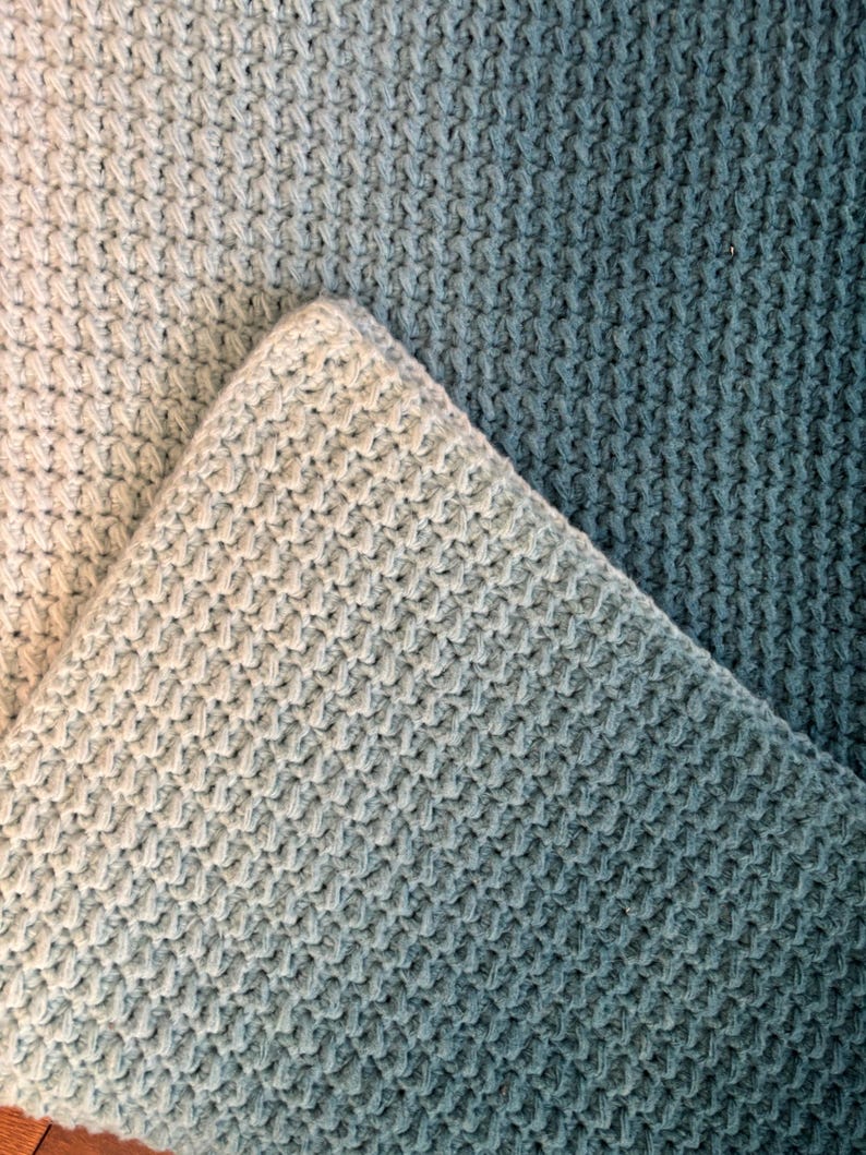 Chunky Crochet Throw Pattern - Easy - Beginner Friendly - One Row ...