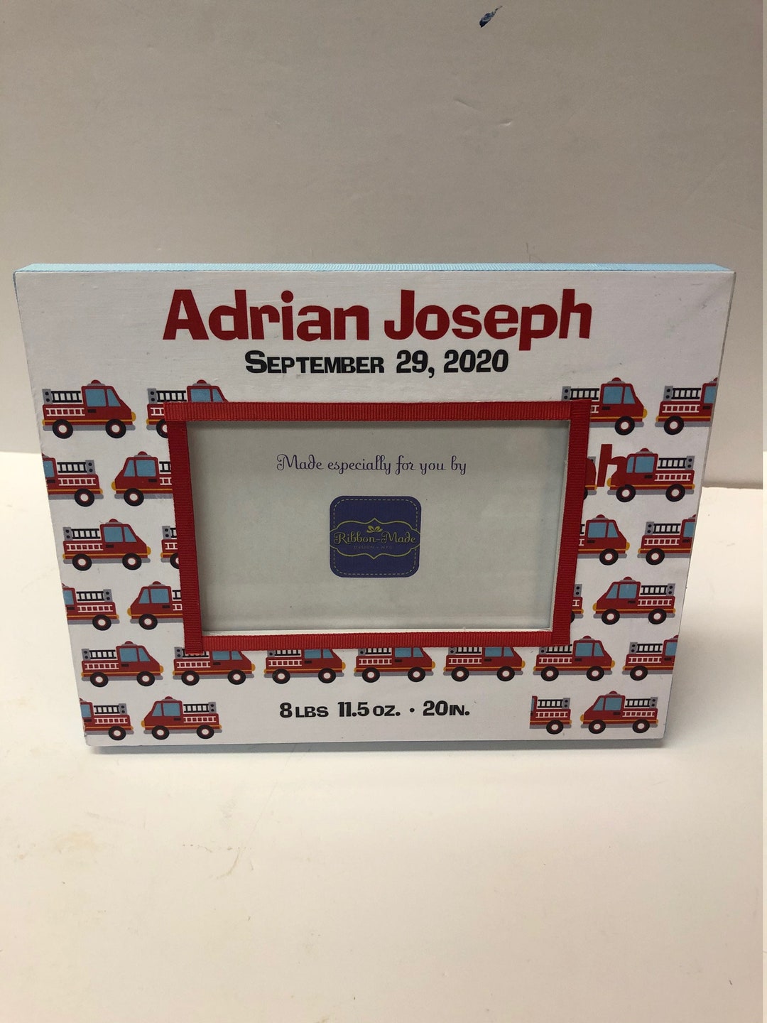 Newborn Fireman Frame - Etsy