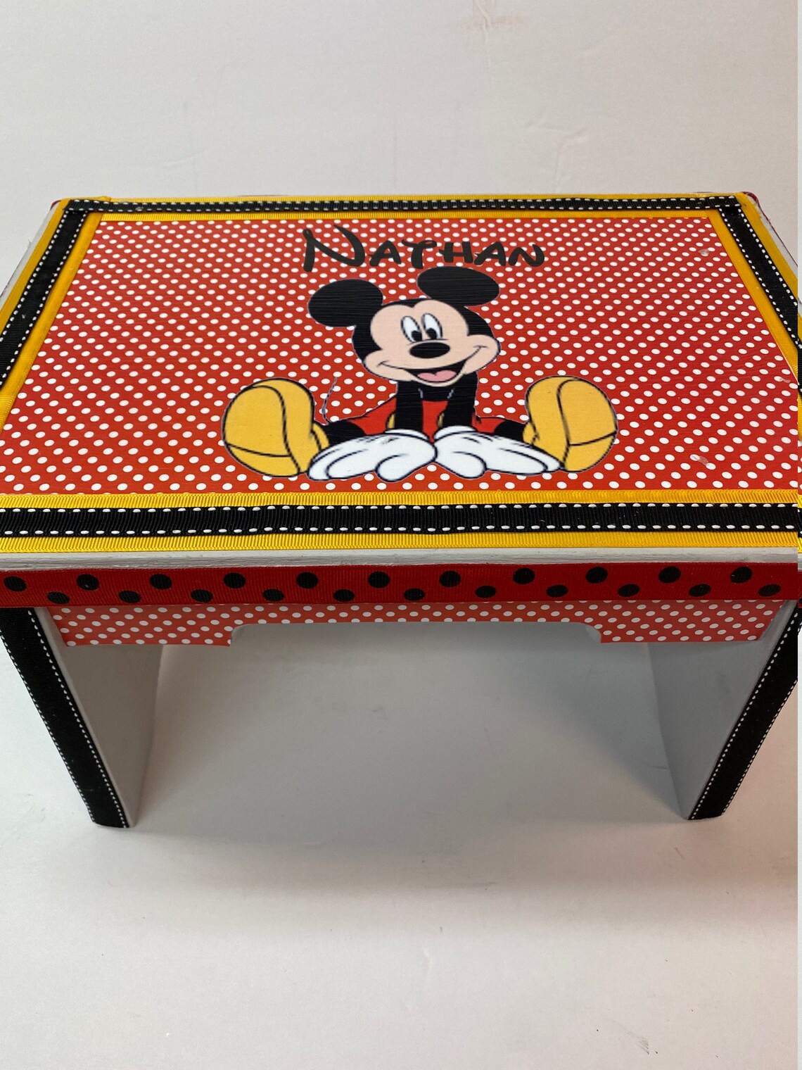Mickey Mouse Little Boy's Sturdy Bench | Etsy