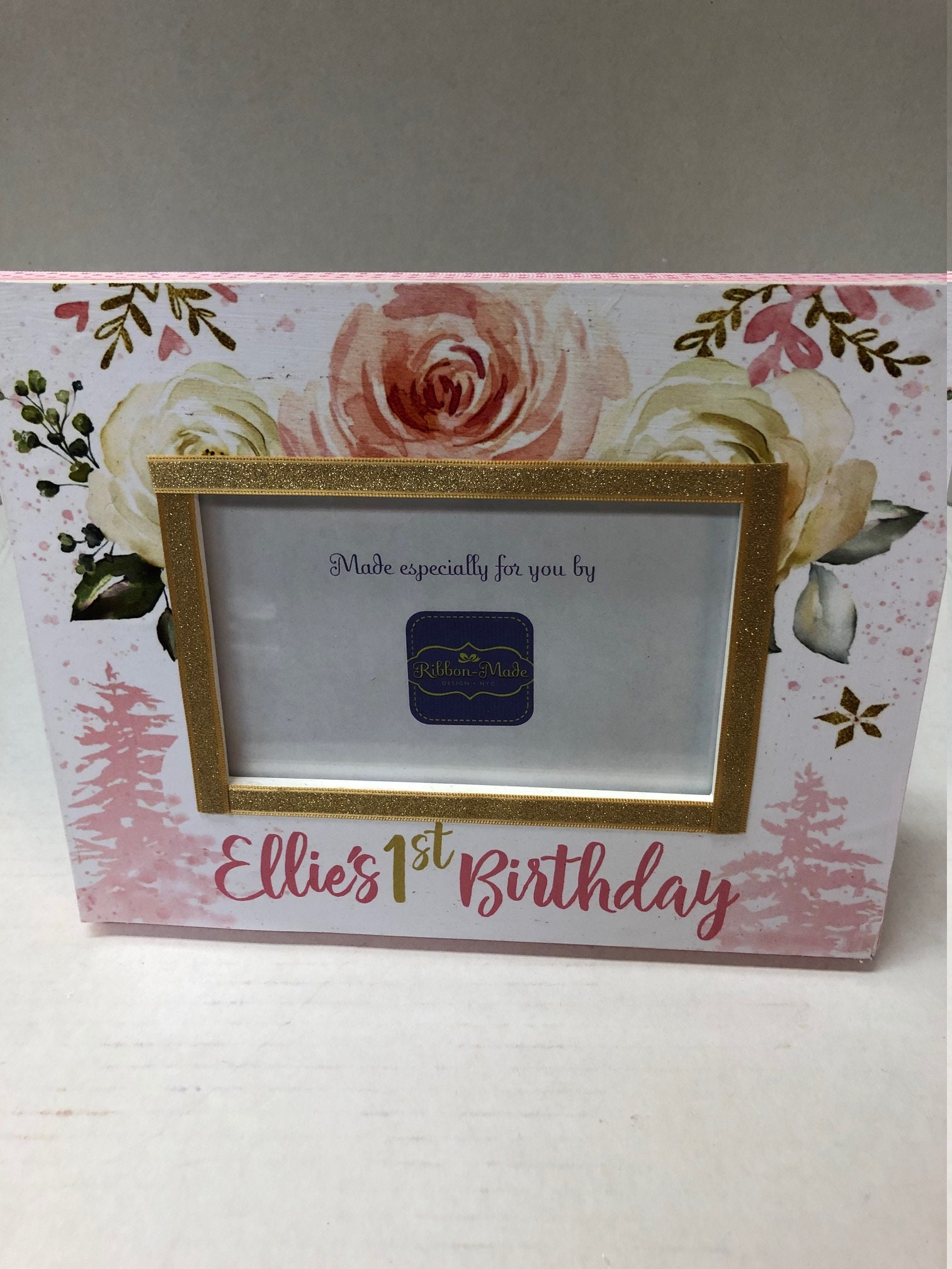 First Birthday Time Capsule Keepsake Box With Frame to Match | Etsy