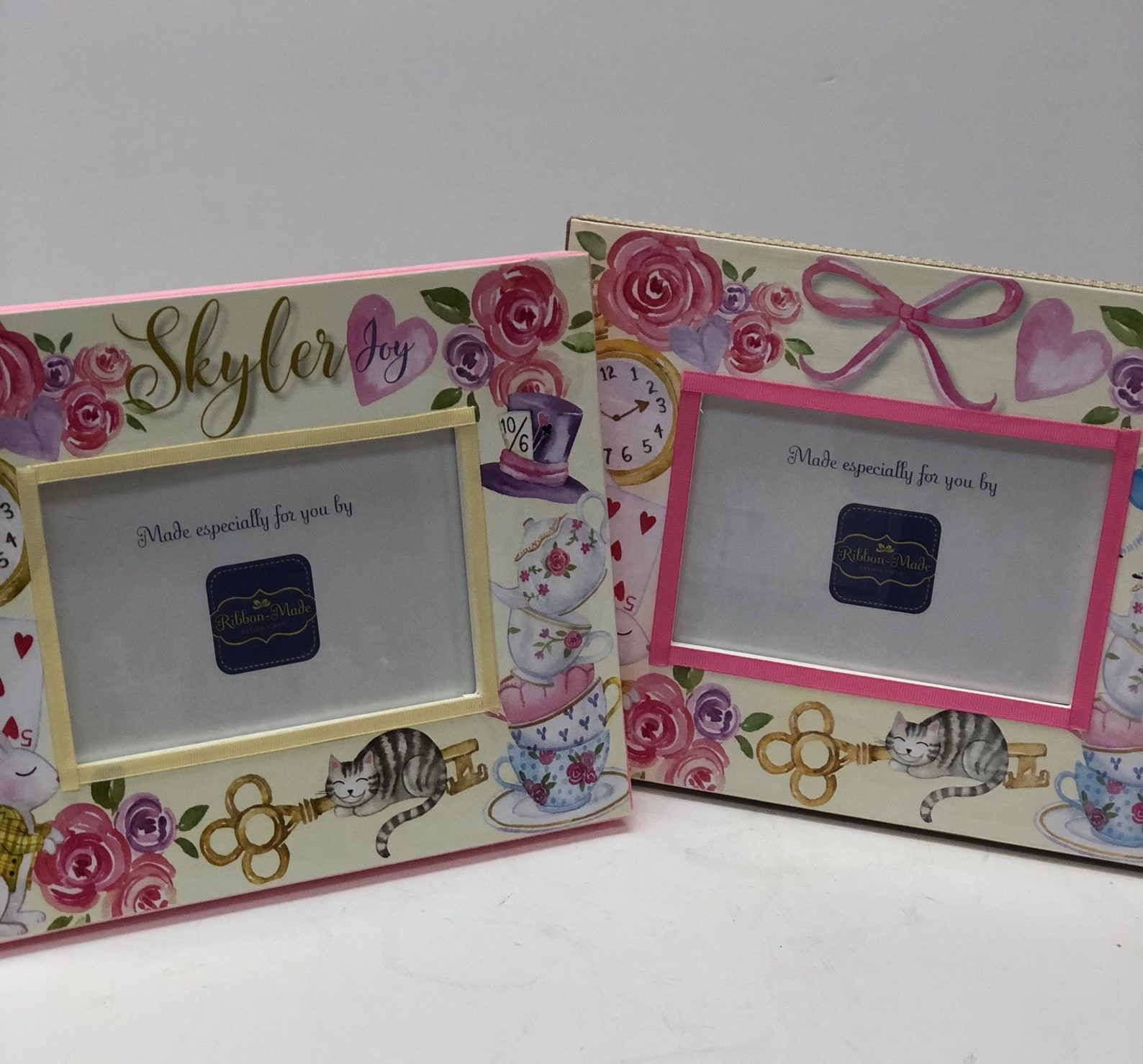 Alice in Wonderland Inspired Frame With or Without Name | Etsy