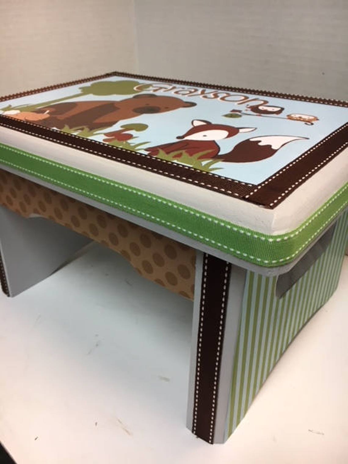Forest Friends Sturdy Step Stool - Etsy