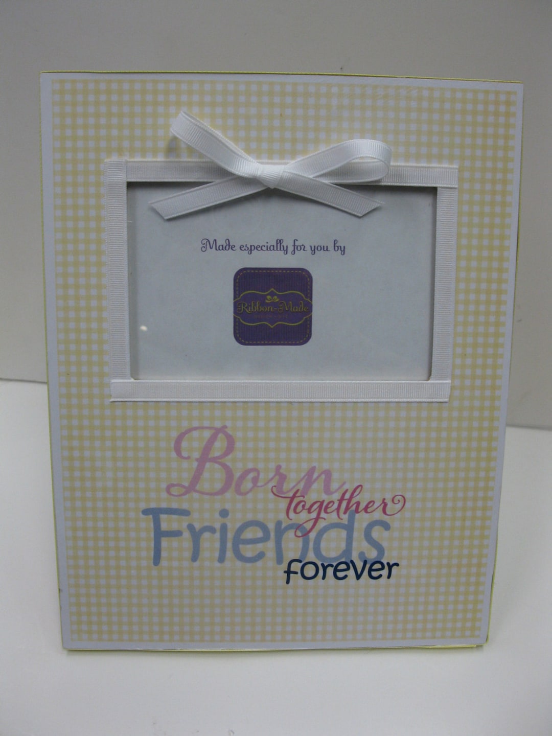 Twin Born Together Friends Forever Frame for Twins Picture - Etsy