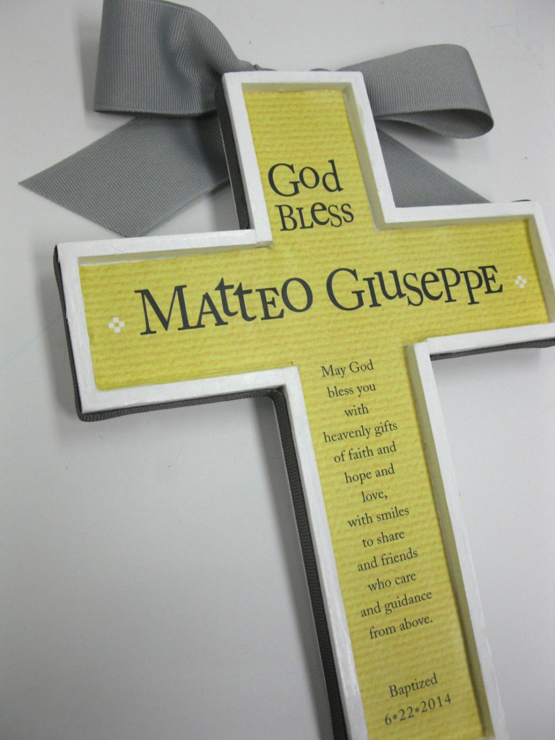 Boy's Baptism Cross any Color Approx 7 X 9 Inches - Etsy