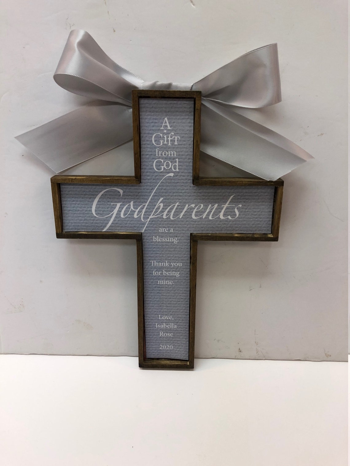 Godparents Cross Approx 7 X 9 Inches Any Color Combo - Etsy
