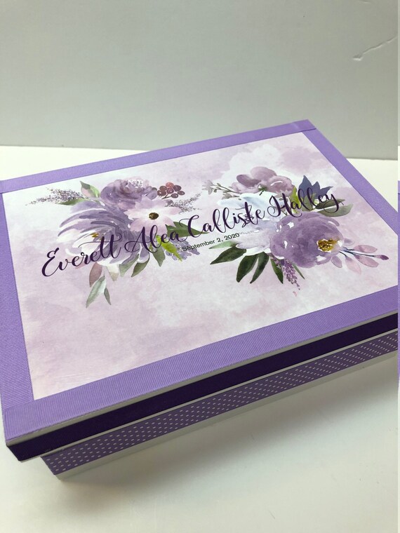 Girl's Keepsake Box Personalized | Etsy