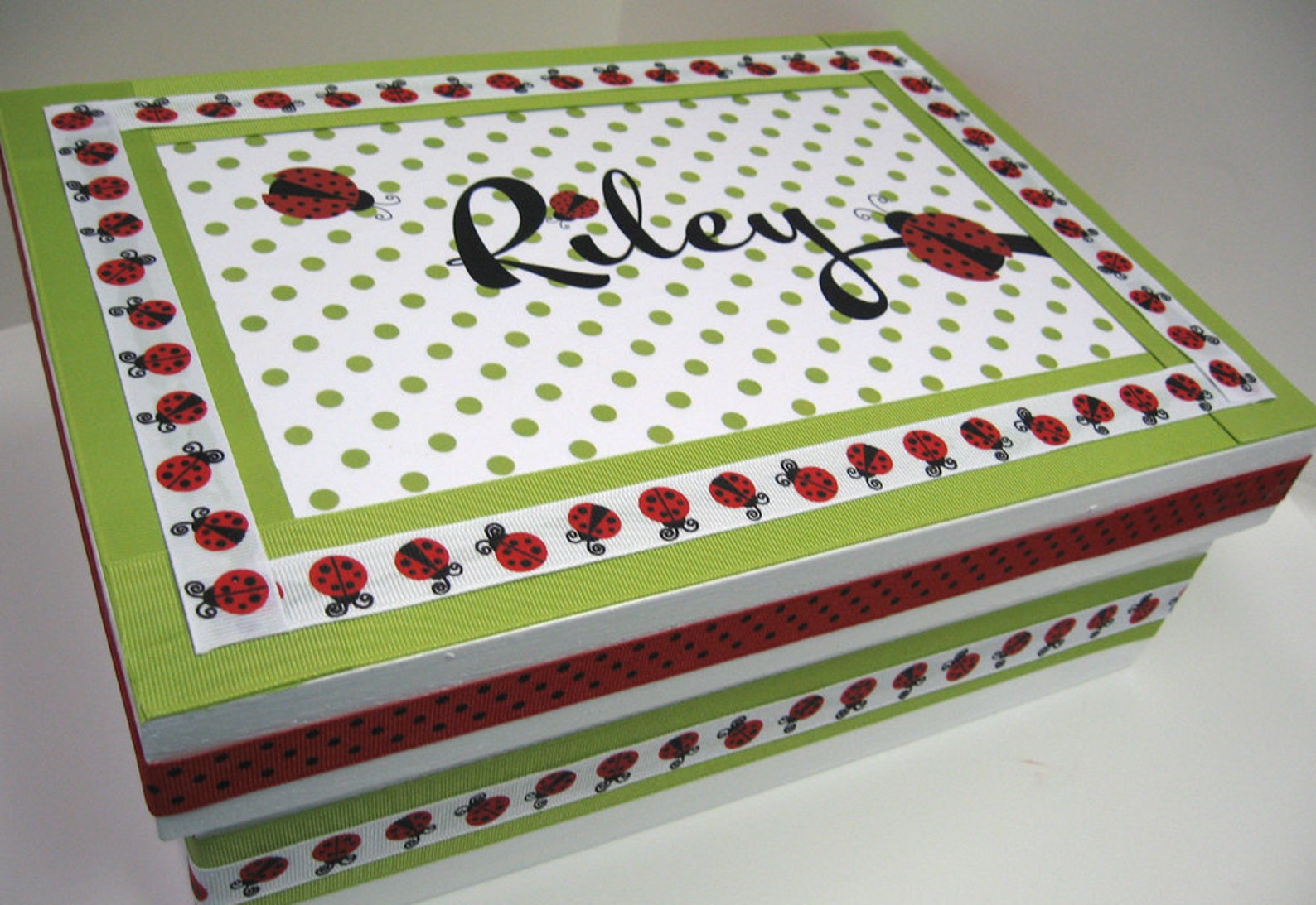 Ladybug Personalized Keepsake Box | Etsy
