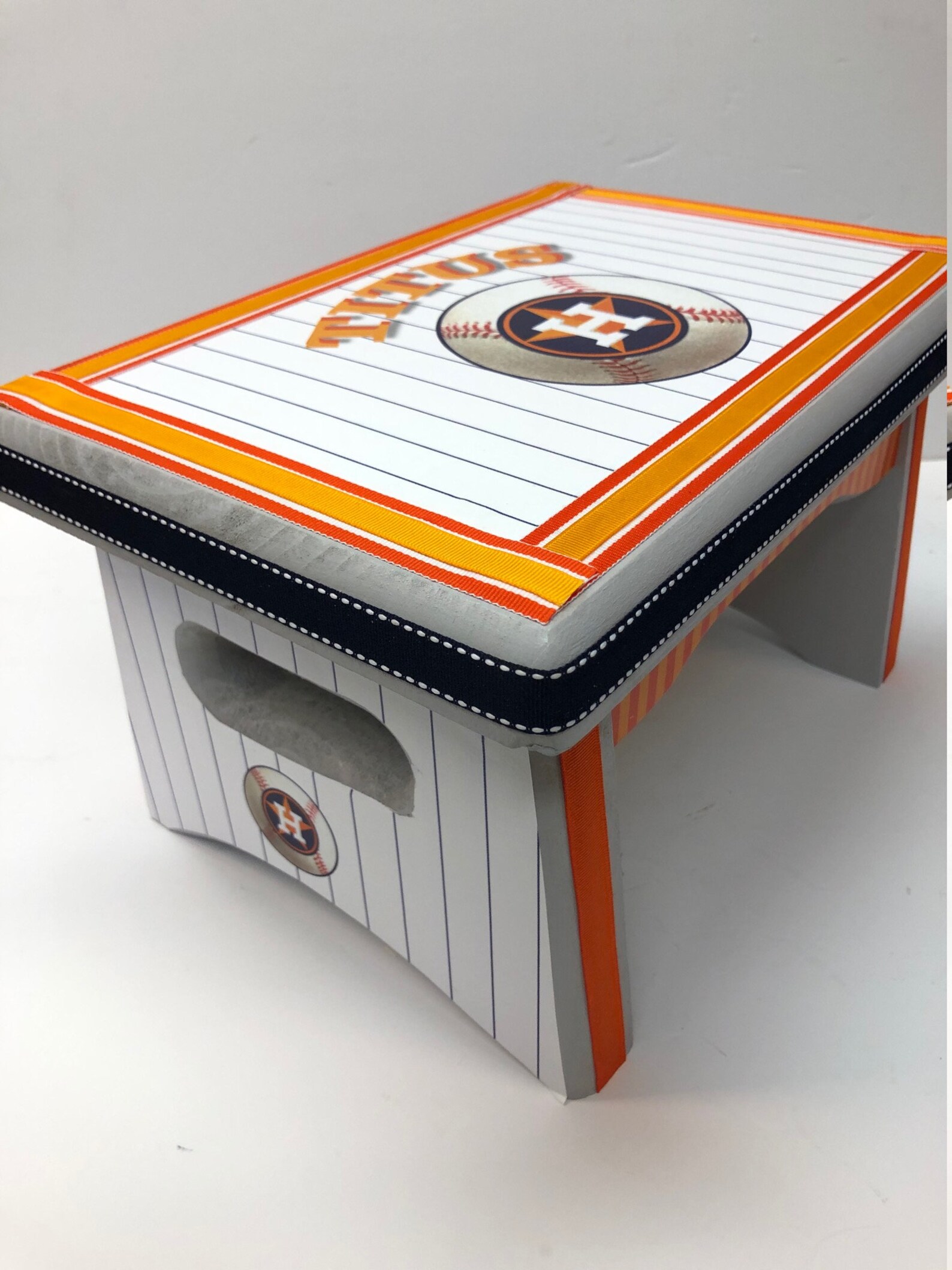 Houston Astros Theme Sturdy Bench Newborn Toddler Step - Etsy