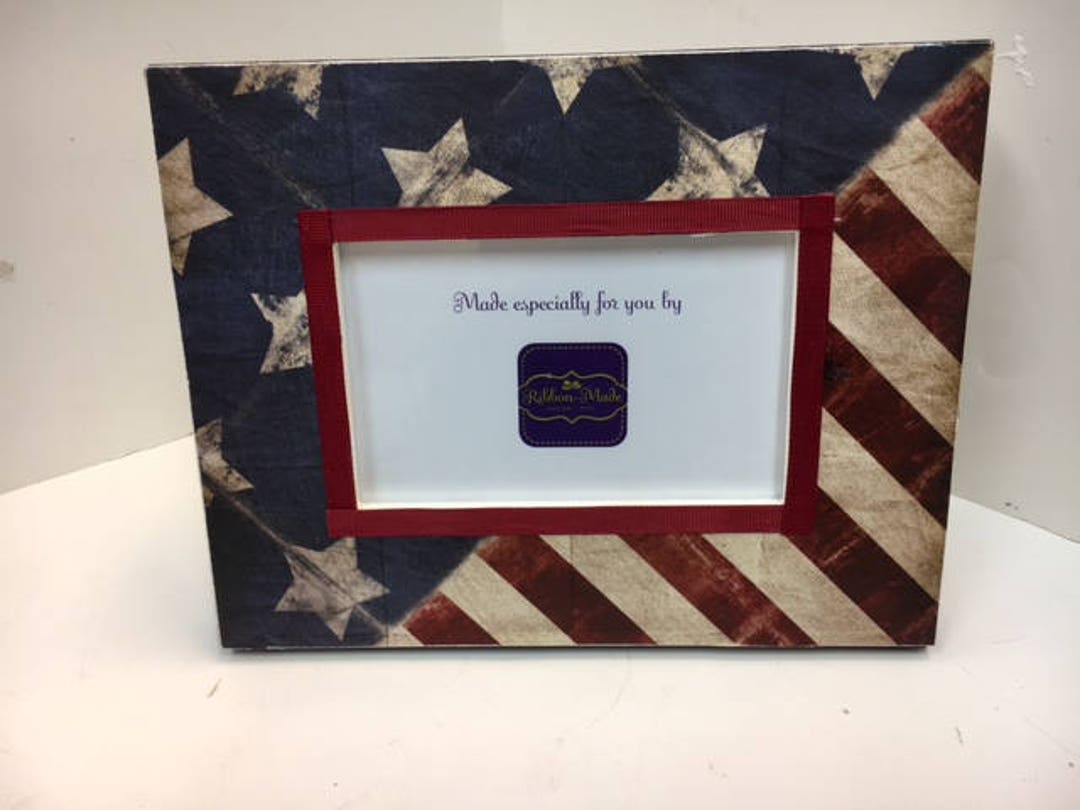 American Flag Frame, Military, Navy, Army, Marines and Veterans - Etsy