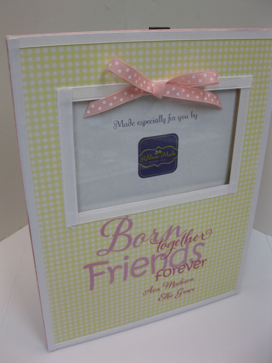 Twin Born Together Friends Forever Frame for Twins Picture - Etsy