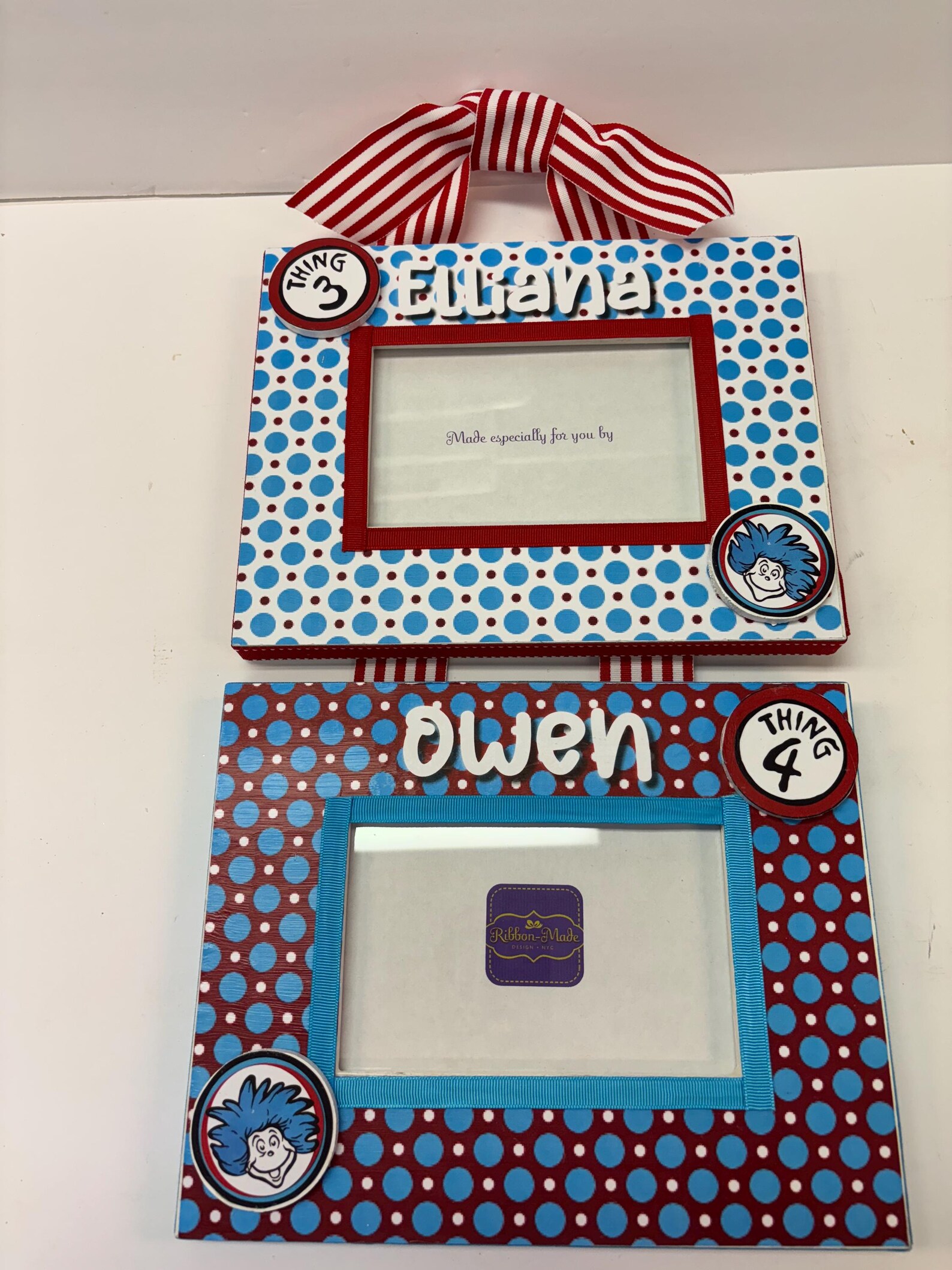 2 Frames Sets of Thing Frames- Twin and Godparents - Etsy