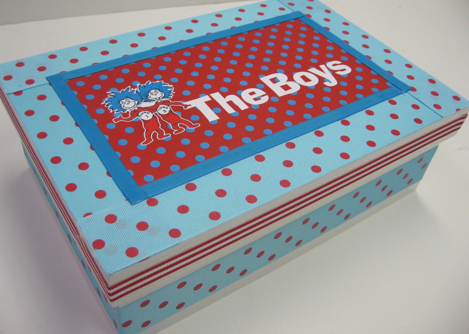 Thing 1 and Thing 2 Twin Keepsake Box - Etsy
