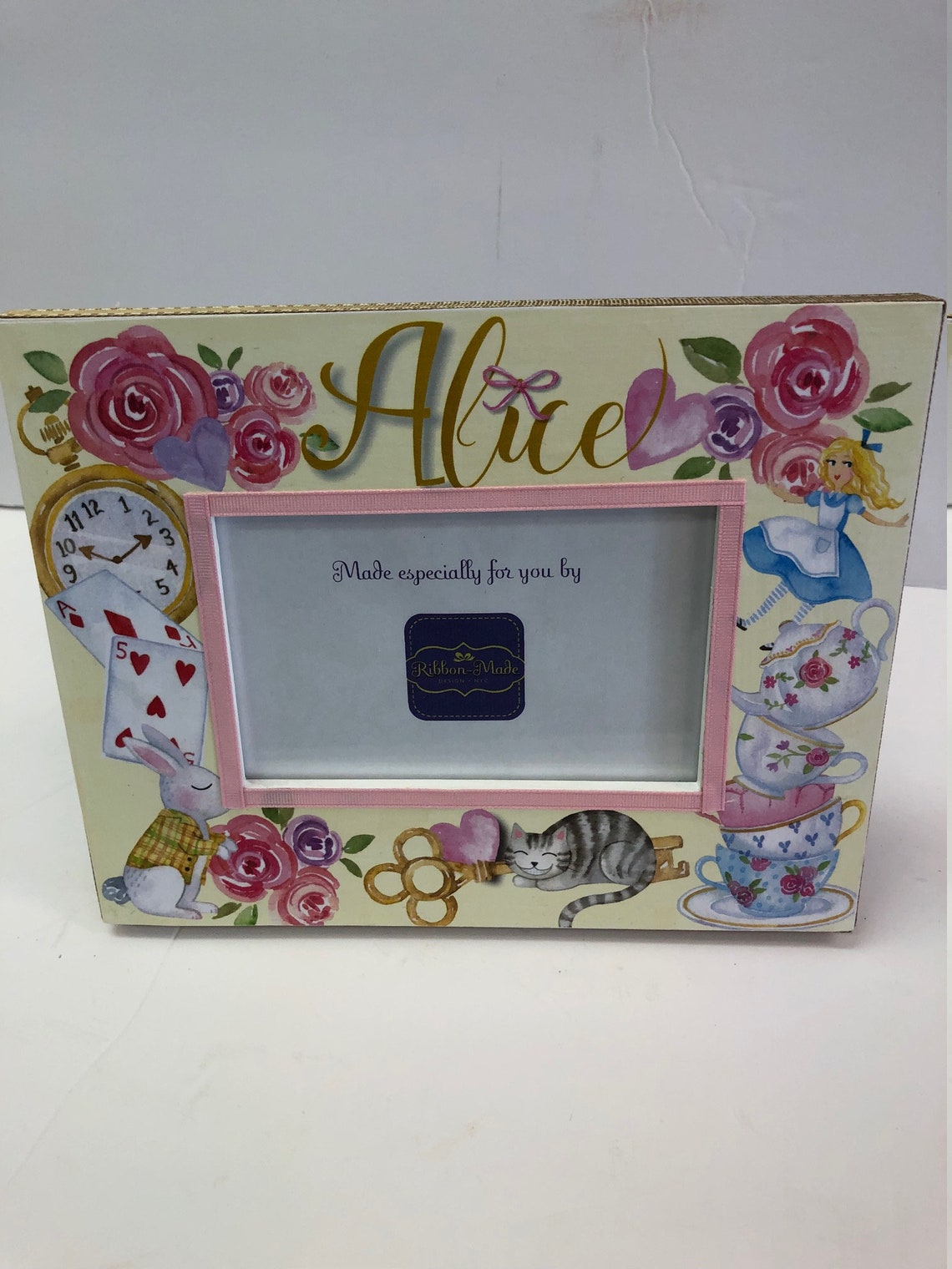 Alice in Wonderland Inspired Frame With or Without Name - Etsy