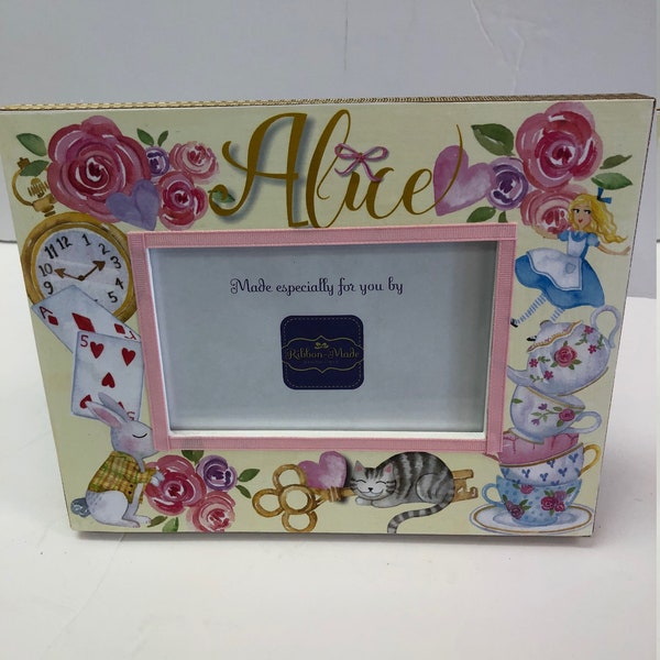 Alice in Wonderland Picture Frame - Etsy