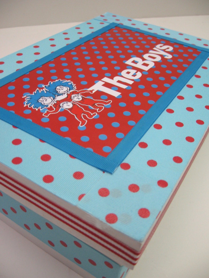 Thing 1 and Thing 2 Twin Keepsake Box - Etsy