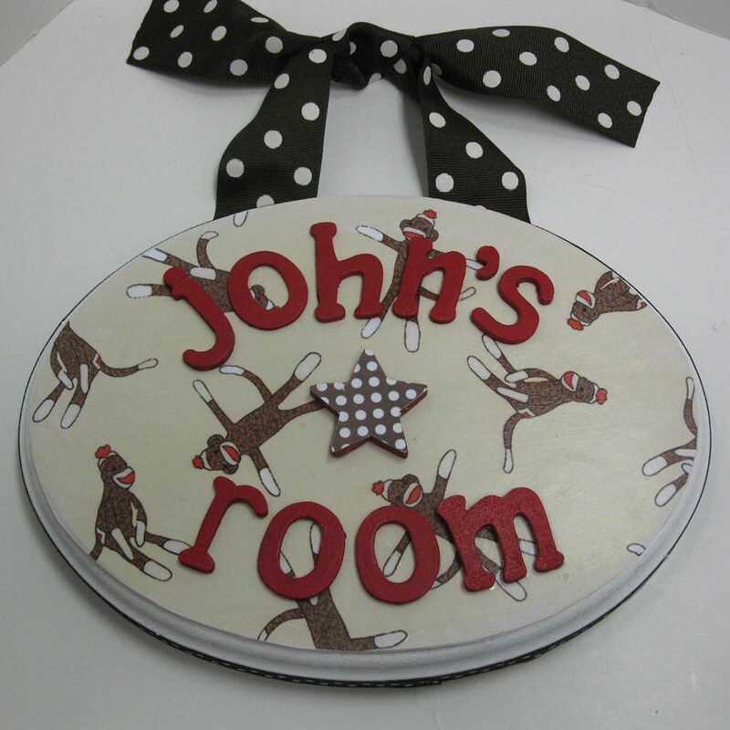 Sock Monkey Room - Etsy