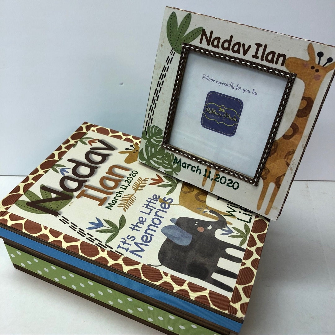 Jungled Themed Themed Memory Capsule - With Frame to Match - Etsy