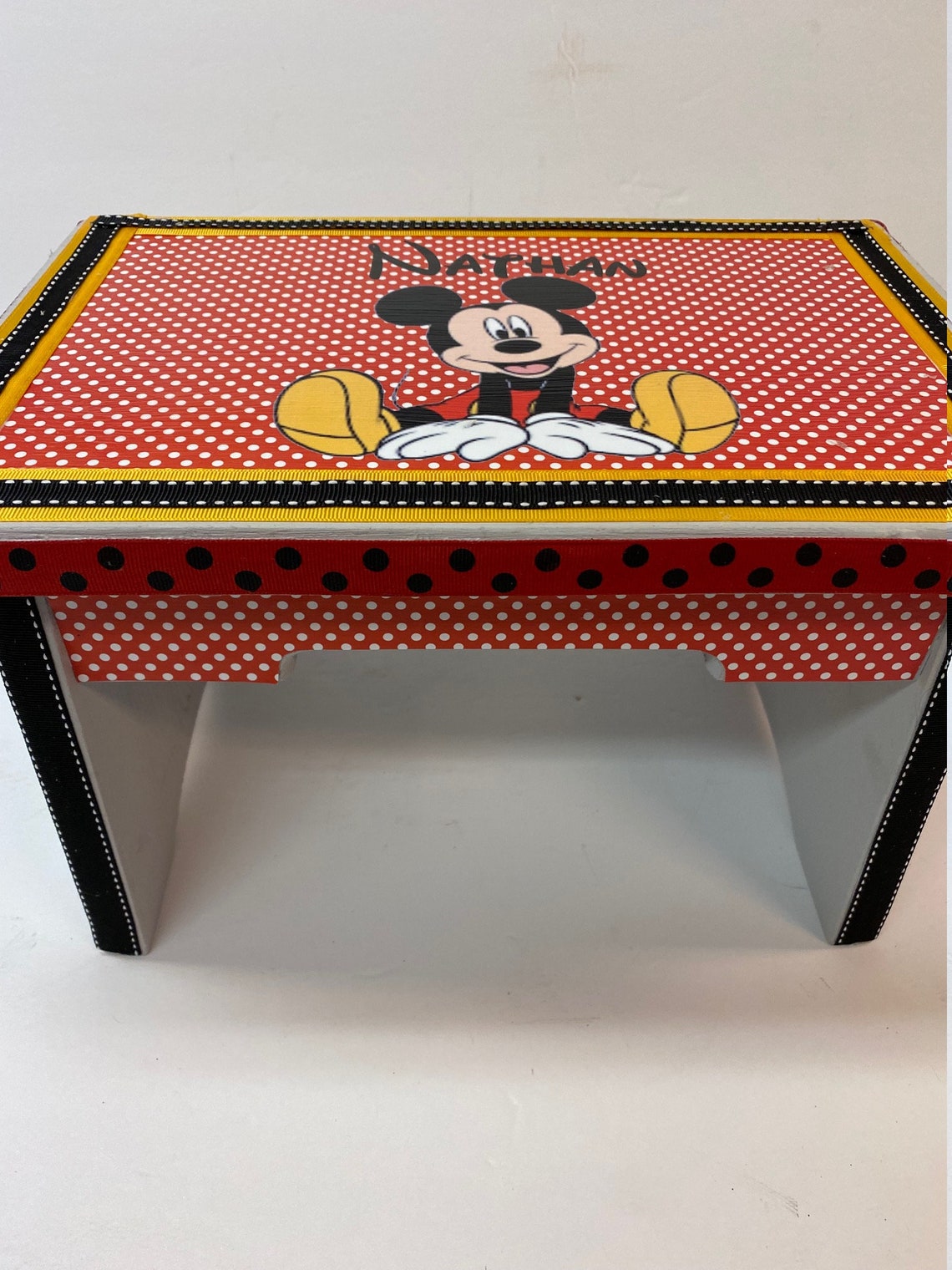 Mickey Mouse Little Boy's Sturdy Bench | Etsy