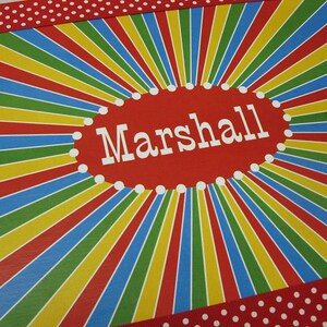 Circus Themed Personalized Keepsake Box - Etsy