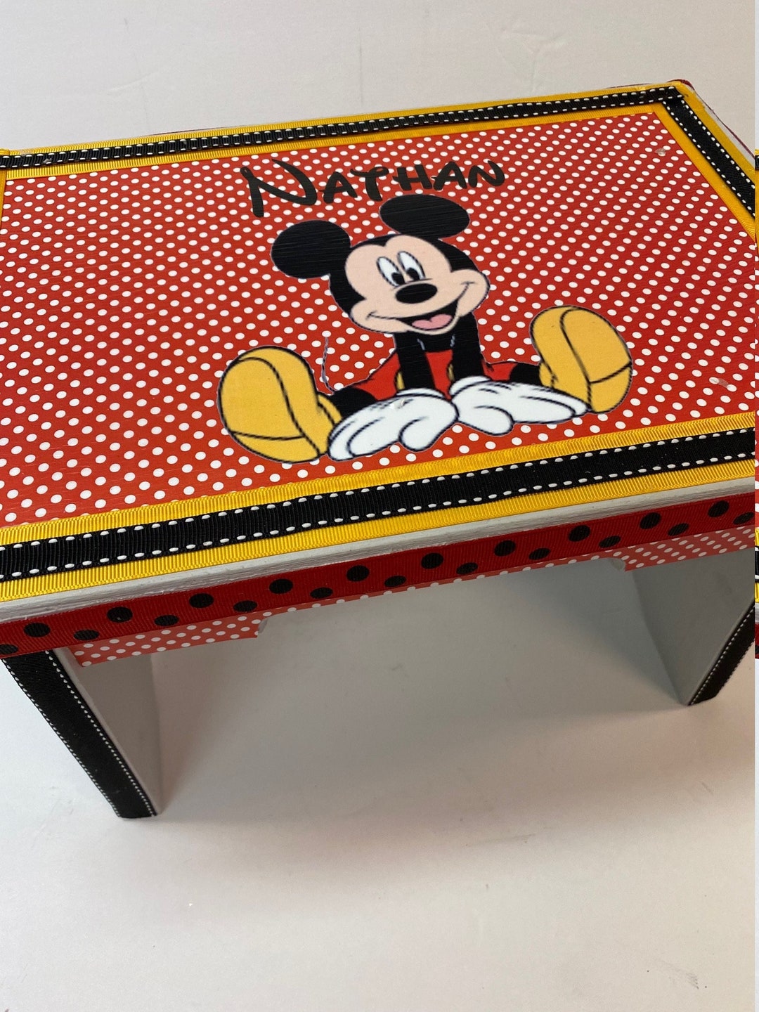 Mickey Mouse Little Boy's Sturdy Bench - Etsy