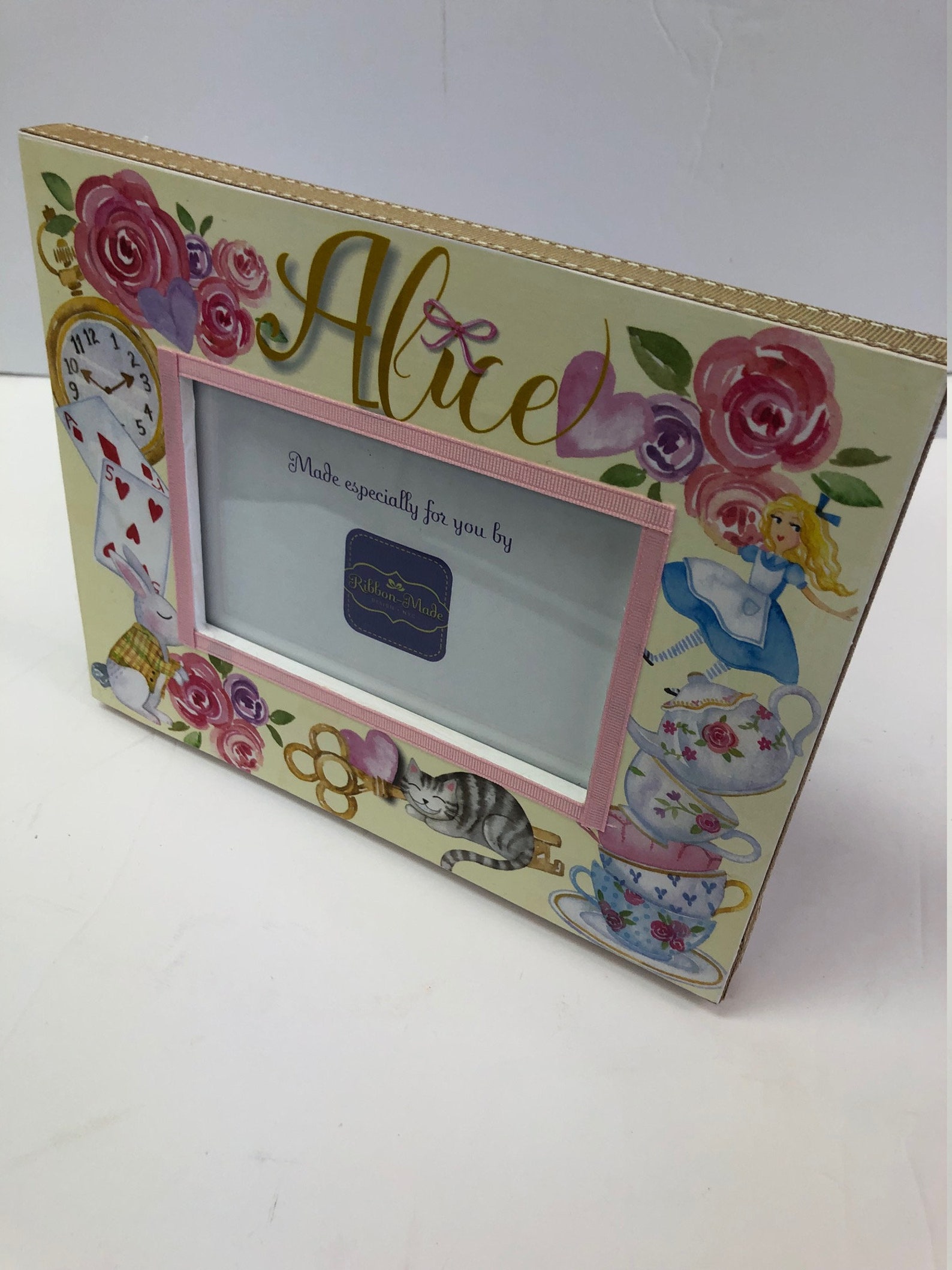 Alice in Wonderland Inspired Frame With or Without Name | Etsy