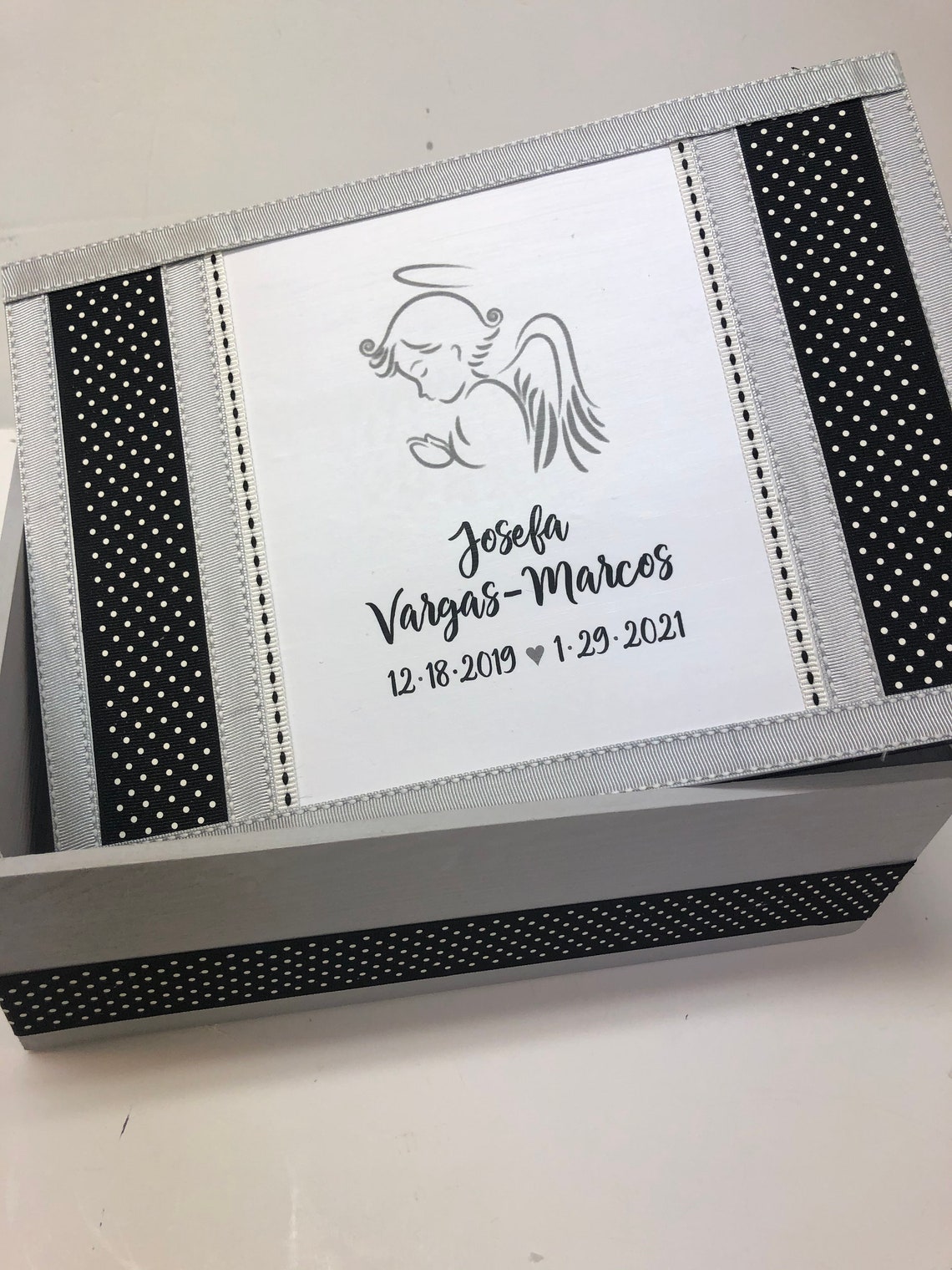 Angel Memorial Box for a Loved One - Etsy