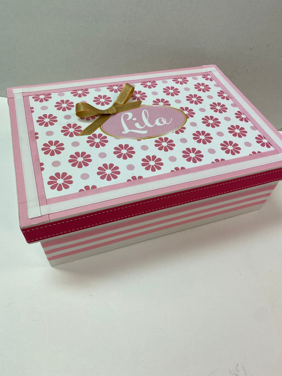 Girl's Keepsake Box Personalized Keepsake Box- Birthday, Baby Naming ...
