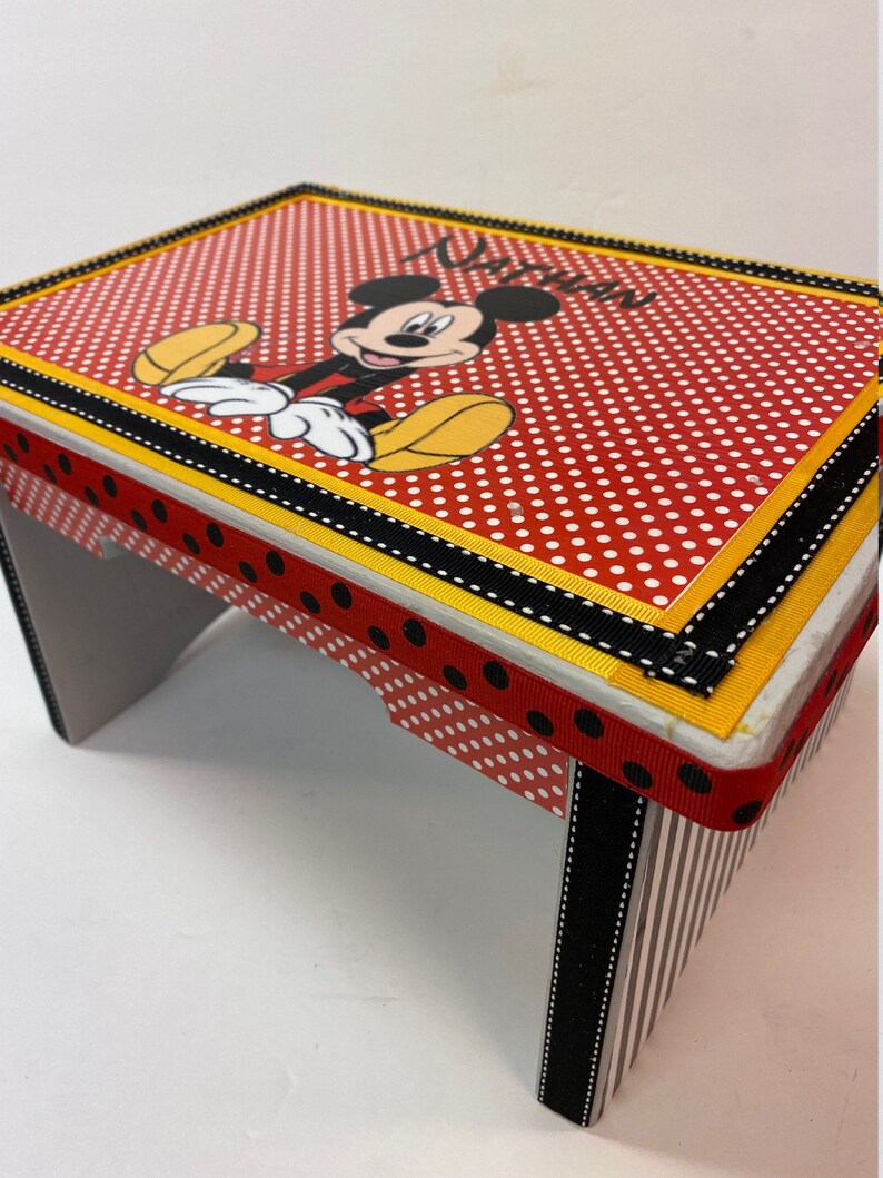 Mickey Mouse Little Boy's Sturdy Bench | Etsy