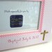 Baby GIRL Baptism/ Christening Frame - Etsy