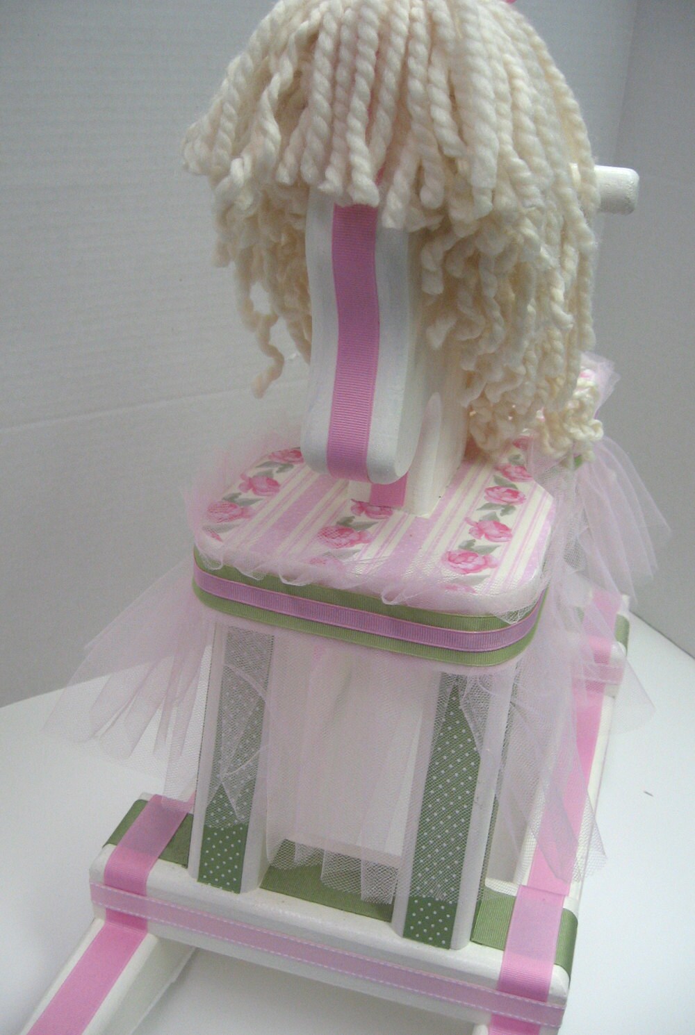 Shabby Rose Sturdy Step Stool or Bench | Etsy