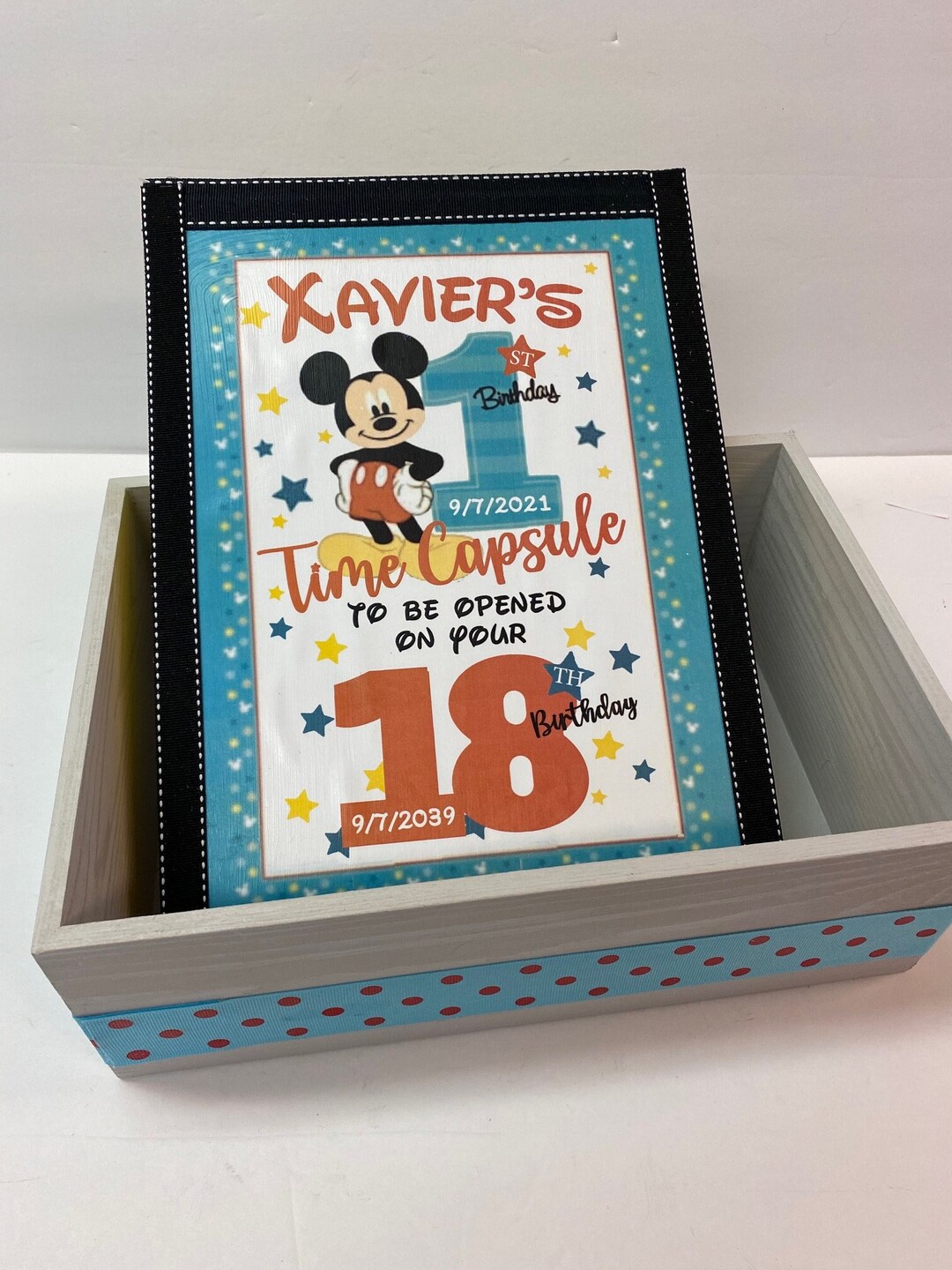 1st Birthday Time Capsule Keepsake Box - Etsy