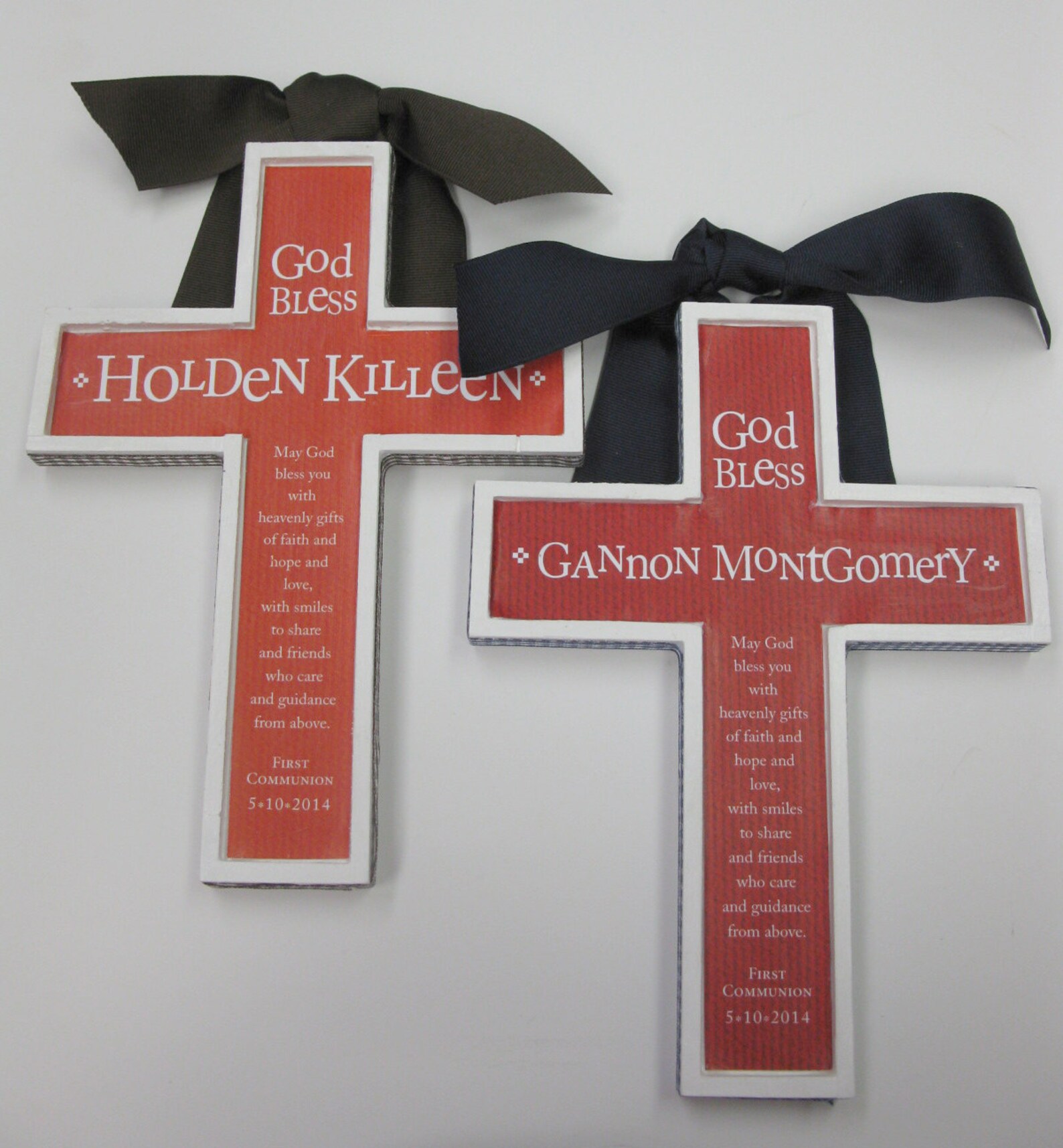 GIFT SET of Twin Cross Baptism Christianity Set to Honor a | Etsy