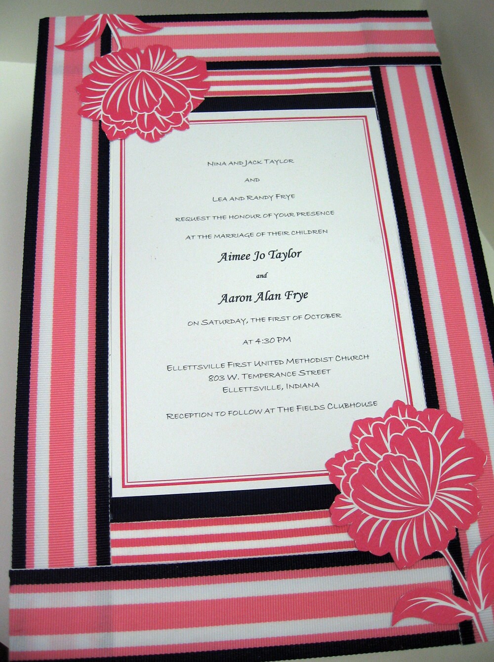 Wedding Invitation Memory Keepsake Box-custom Made 1 - Etsy