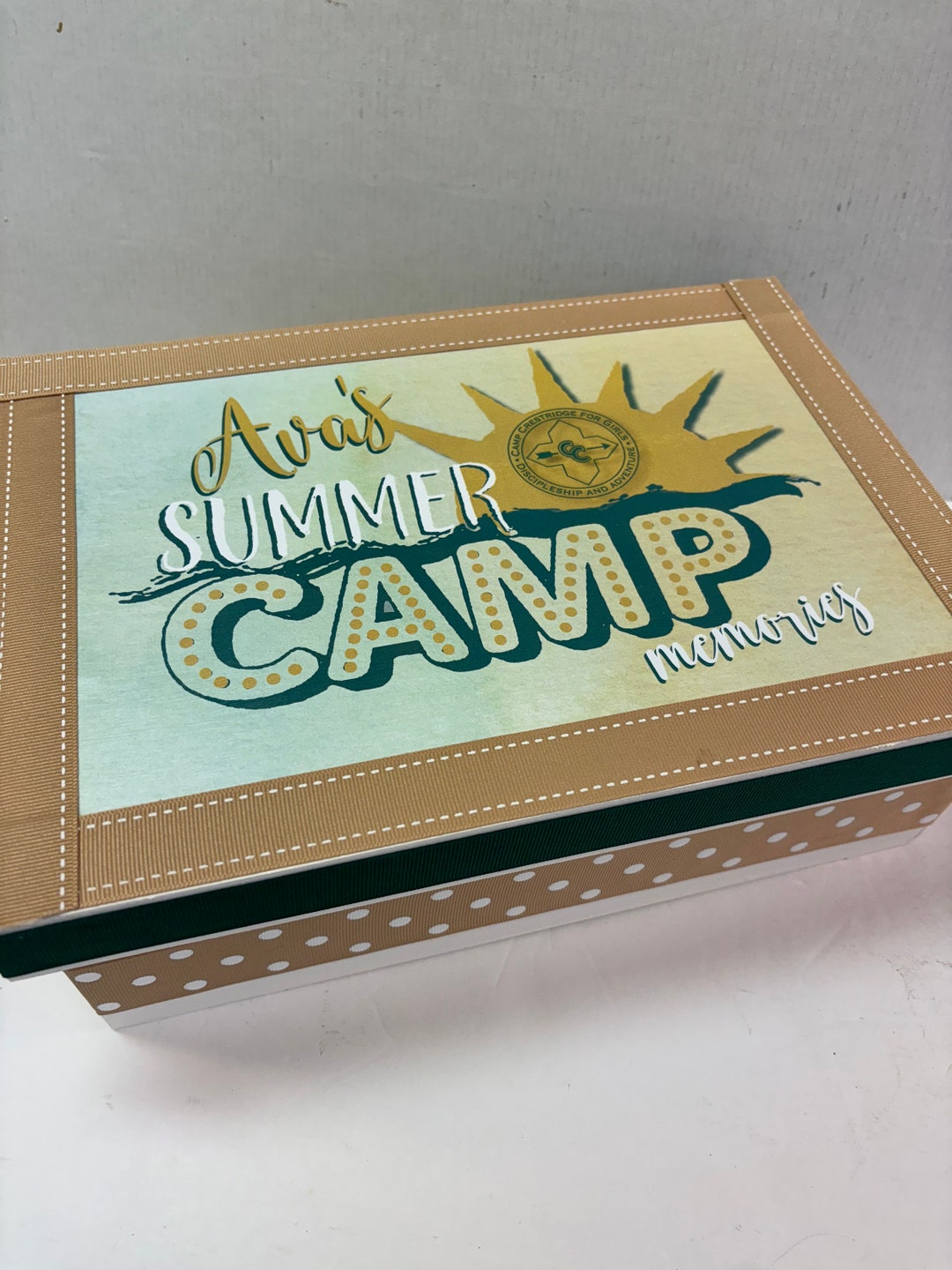 Summer Camp Memories Keepsake Box - Etsy